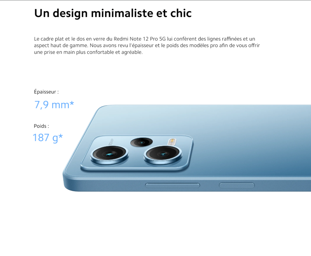 Redmi Note 12 Pro 5G – Xiaomi Sénégal
